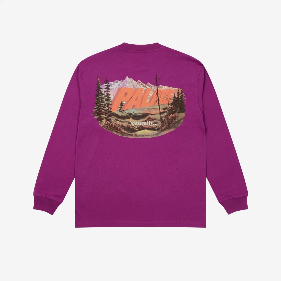 ช้อป Palace Chapping Long Sleeve Plum - 21FWของแท้ที่ SASOM