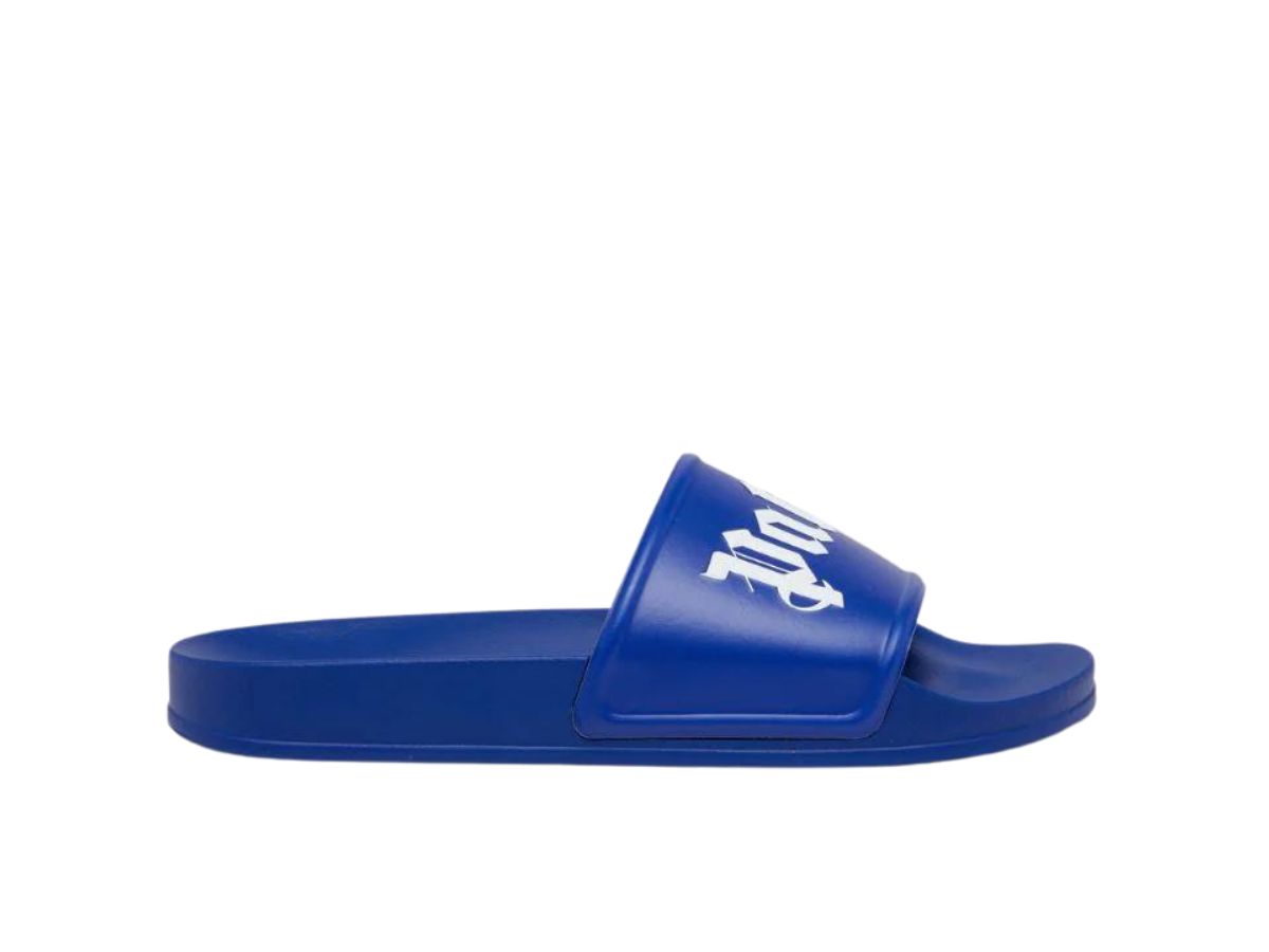 SASOM | shoes Palm Angels Pool Sliders Light Blue Check the latest ...