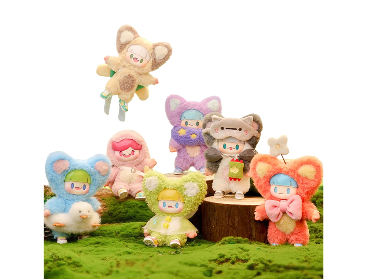 Pinkoo Studio ADOU Colorful Life Series Plush Dolls Whole Set