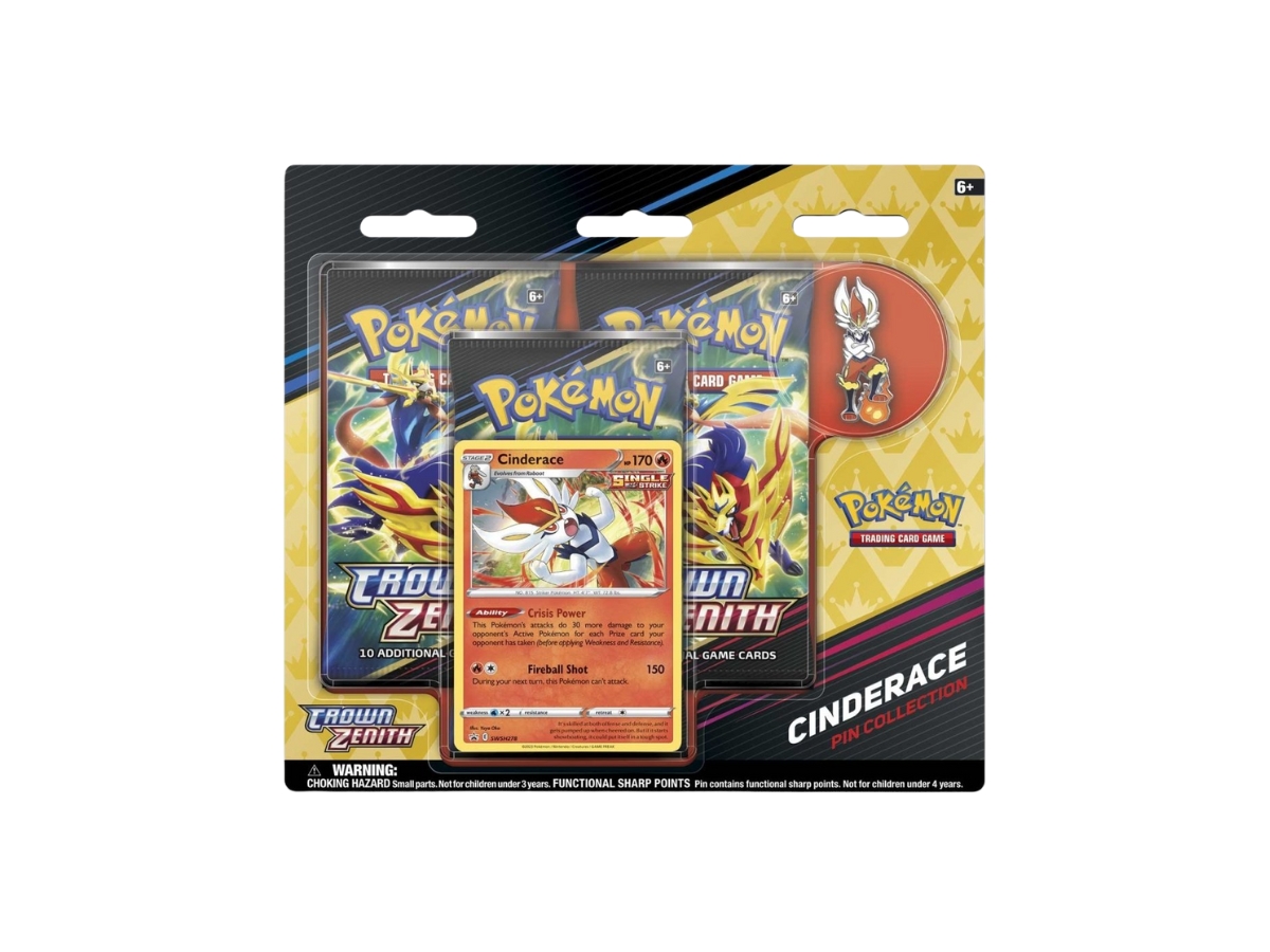 Pokemon Crown Zenith Pin Collection (Cinderace) (EN)