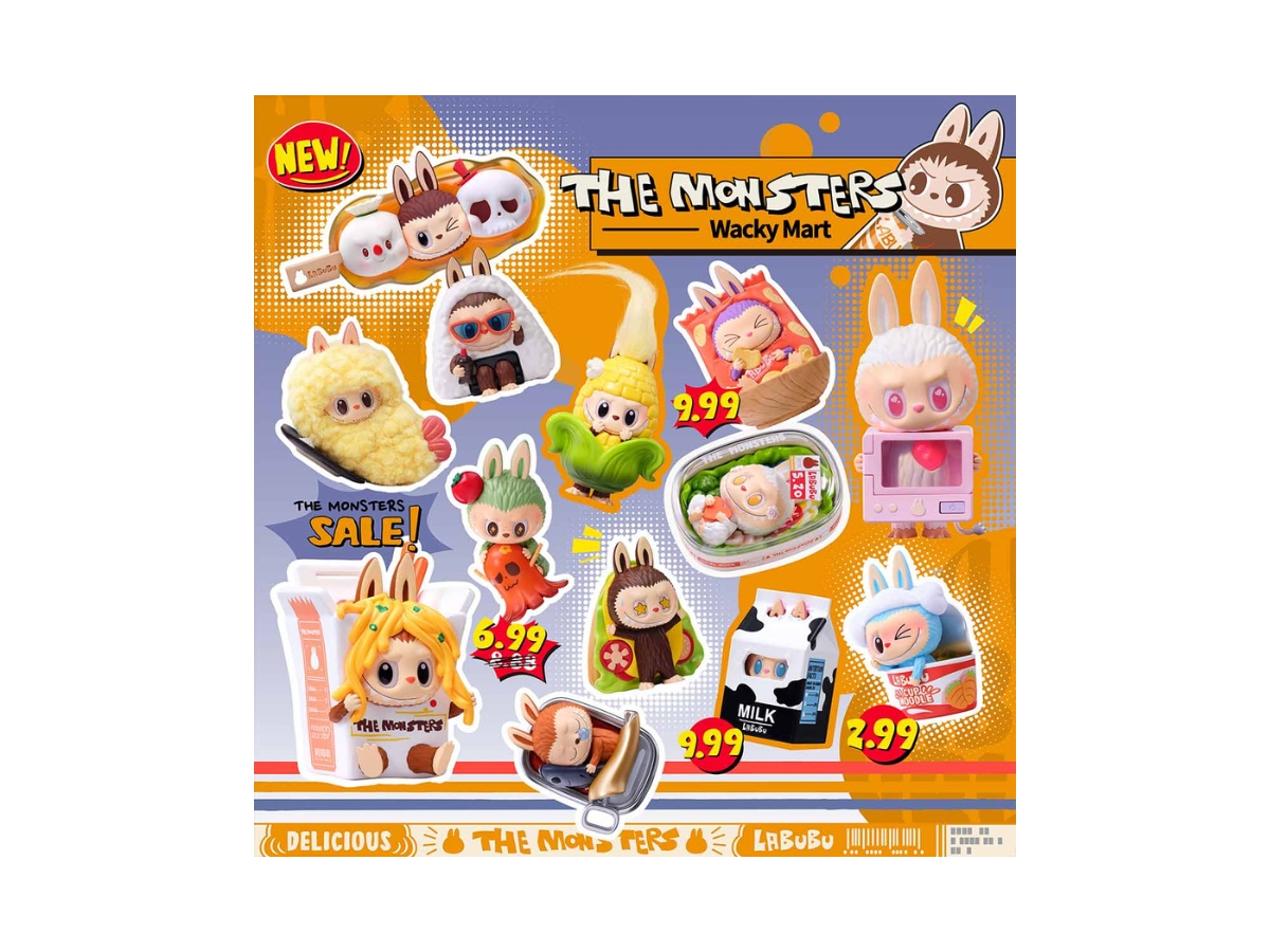 Pop Mart The Monsters Wacky Mart Series Figures Single Box