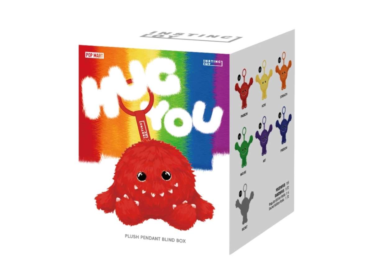 (เช็คการ์ด) Pop Mart Hope (Instinctoy Hug You Series-Plush Pendant ...