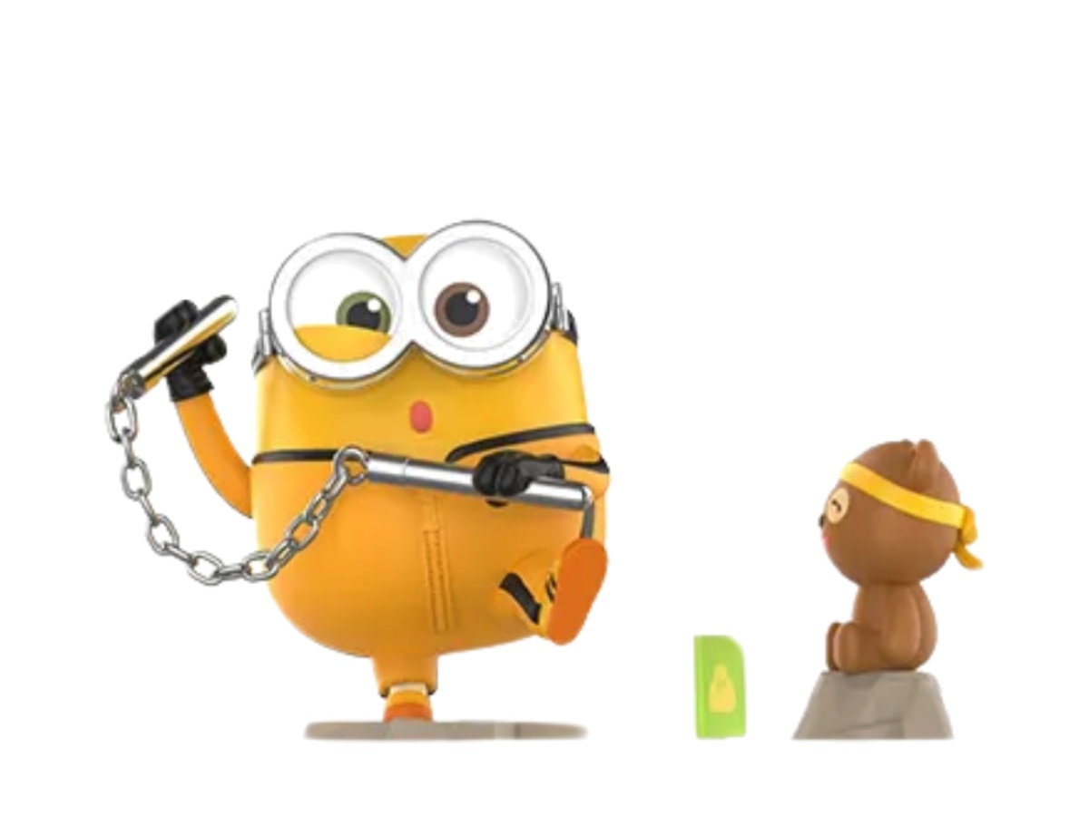 (เช็คการ์ด) Pop Mart Martial Art Legnd Minions Bedtime Stories By Bob ...