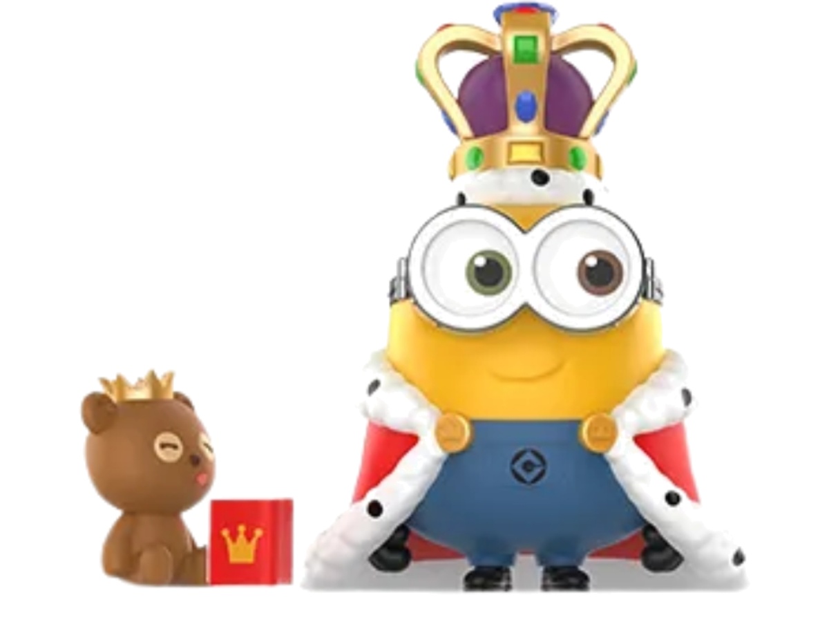 (เช็คการ์ด) Pop Mart Royal History Minions Bedtime Stories By Bob And ...