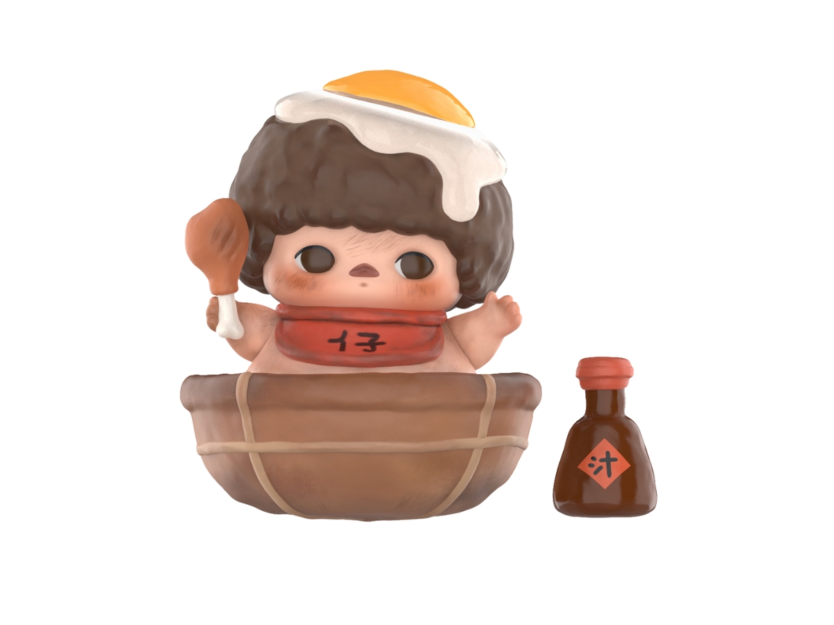 (เช็คการ์ด) Pop Mart Clay Pot Rice (Pucky The Feast Series Figures ...