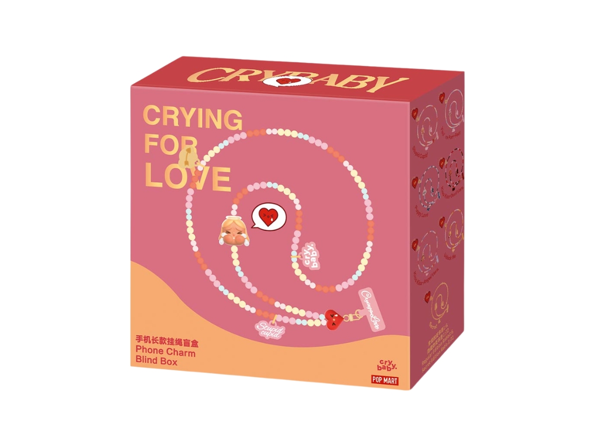 Pop Mart CRYBABY Crying For Love Series-Phone Charm Blind Box Single Box