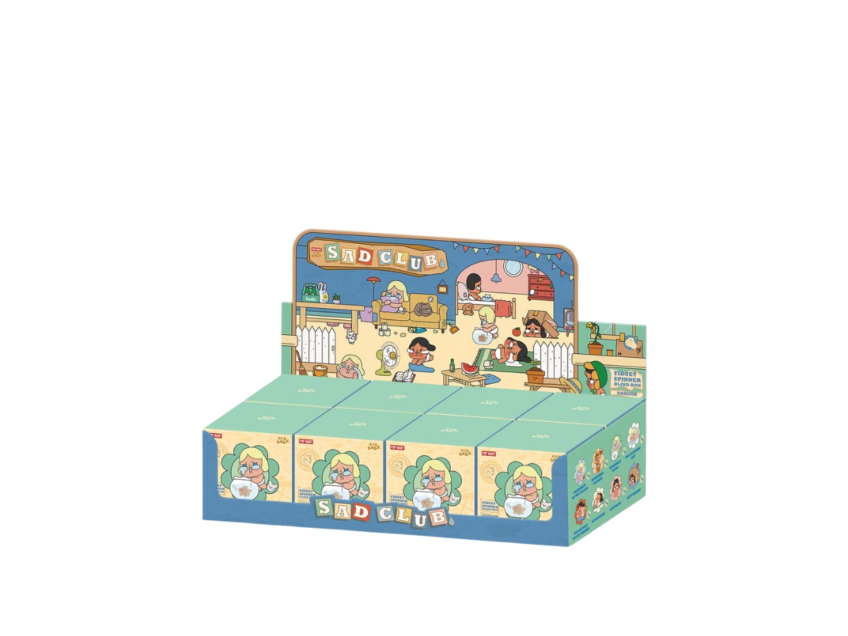 Pop Mart Crybaby Sad Club Series-Fidget Spinner Blind Box Whole Set