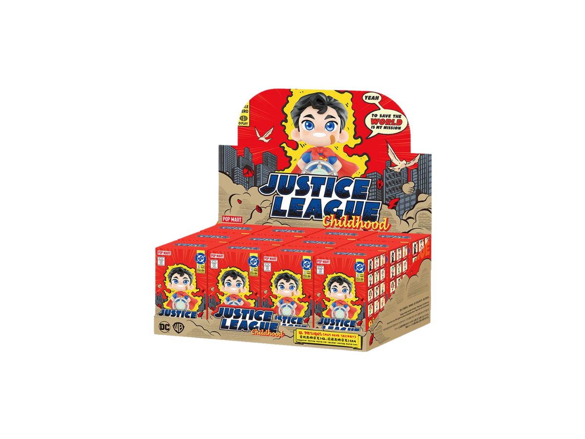 Pop Mart DC Justice League Childhood Series Figures Whole Set