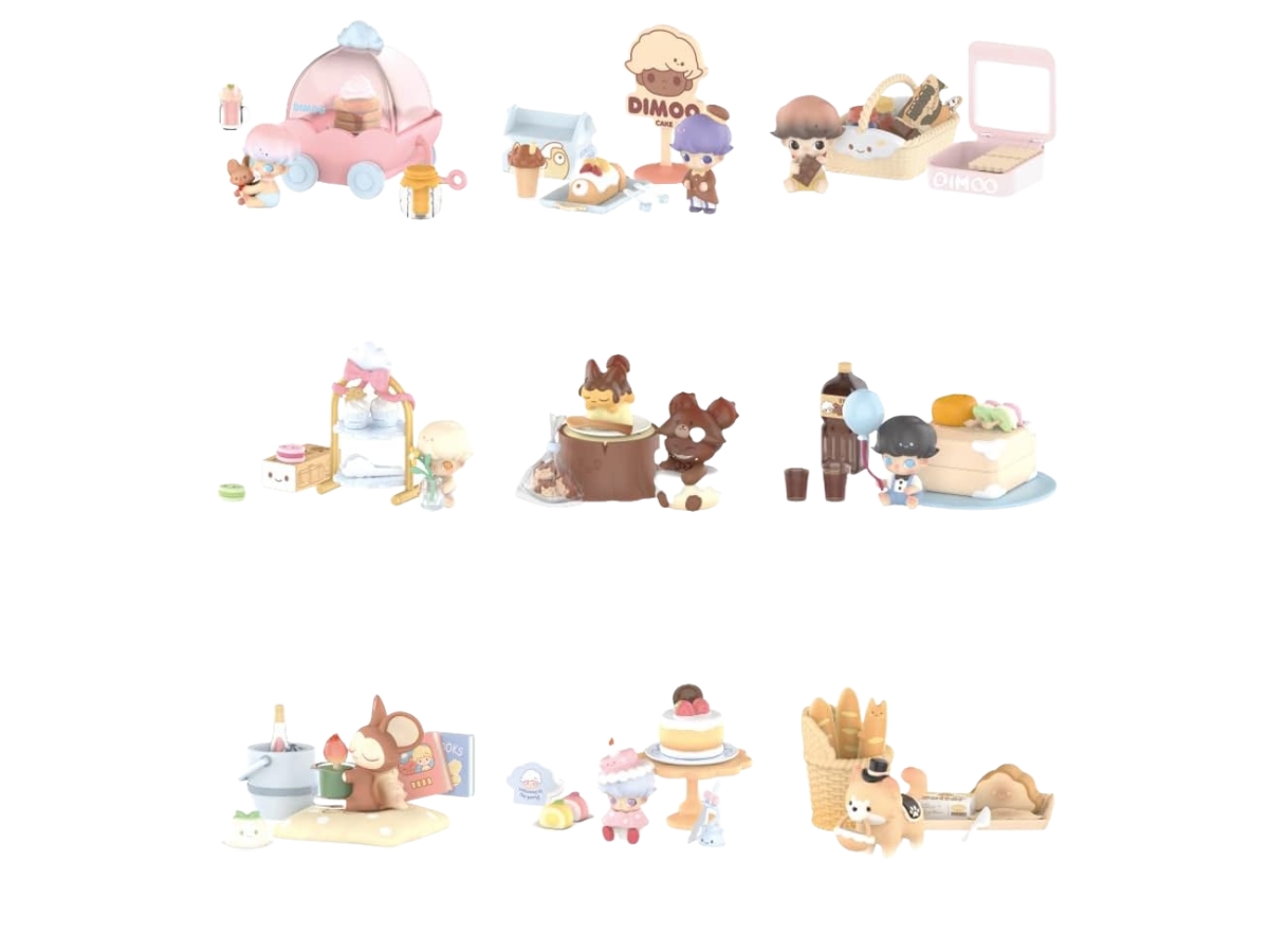 Pop Mart DIMOO Go On An Outing Together Series Prop Single Box