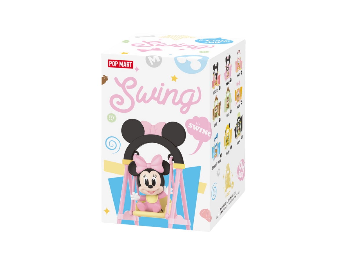 (เช็คการ์ด) Pop Mart Disney Goofy Swing Series Figures