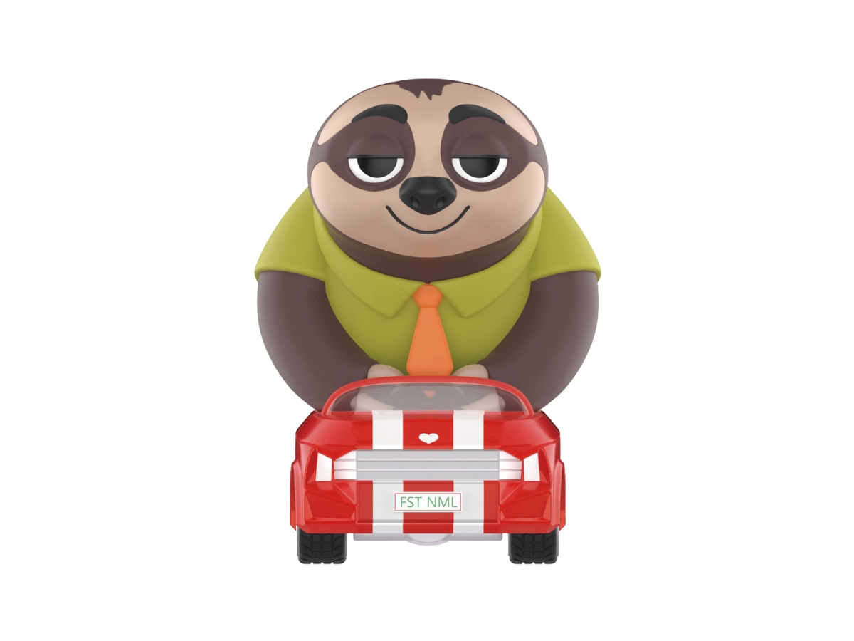 (เช็คการ์ด) Pop Mart Driver Flash (Disney Zootopia Series Figures)