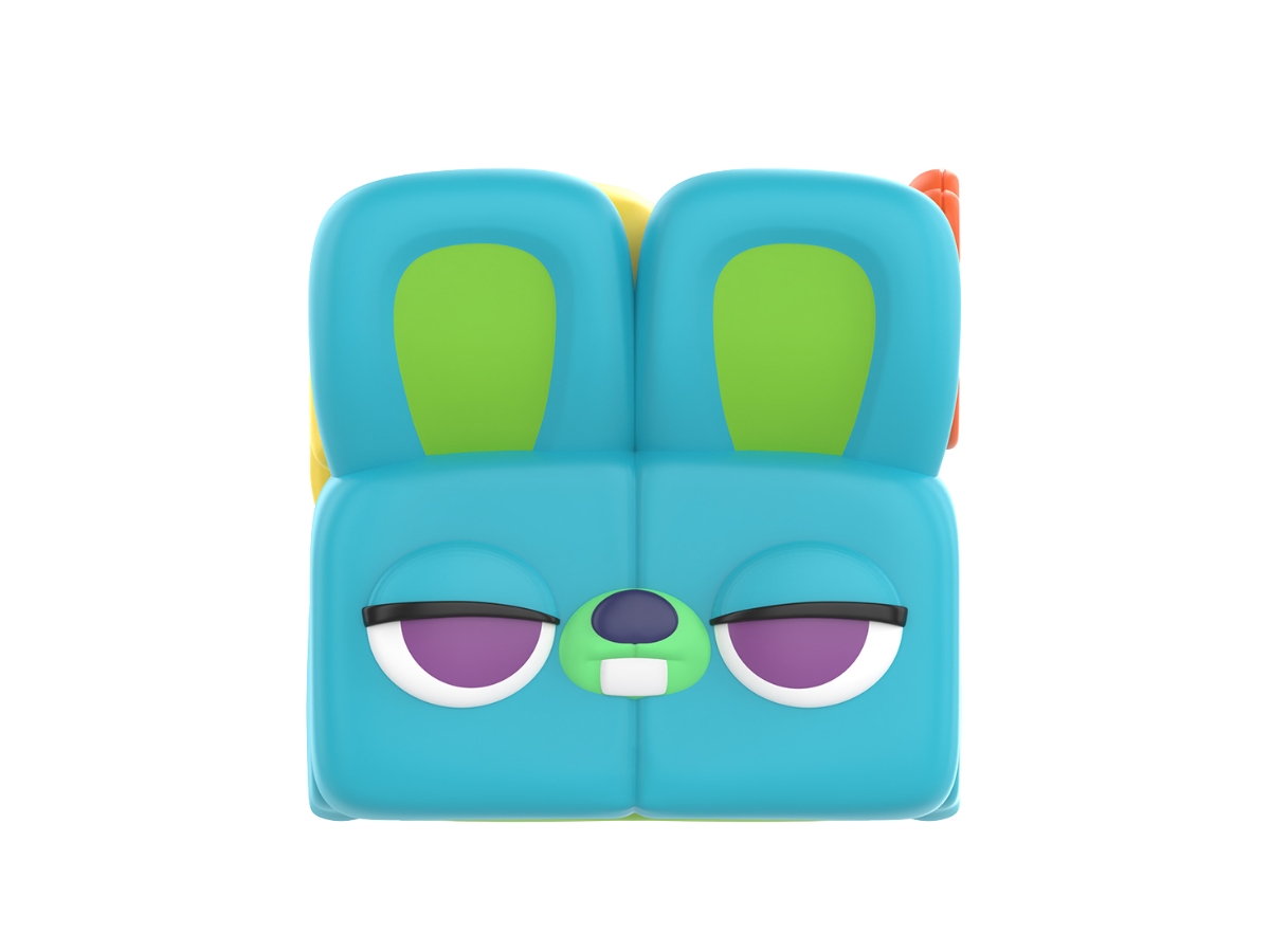 (เช็คการ์ด) Pop Mart Ducky and Bunny (Disney/Pixar Pop Cube-2 Series ...