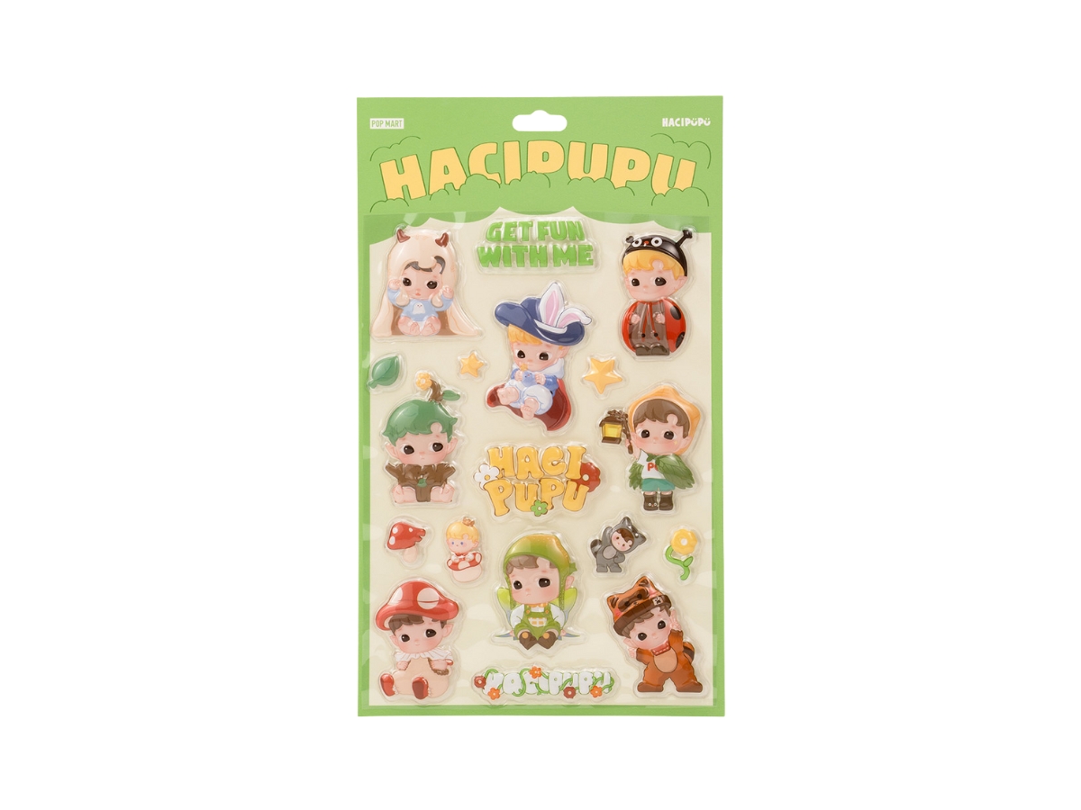 Pop Mart HACIPUPU Adventures In The Woods Series-Stickers
