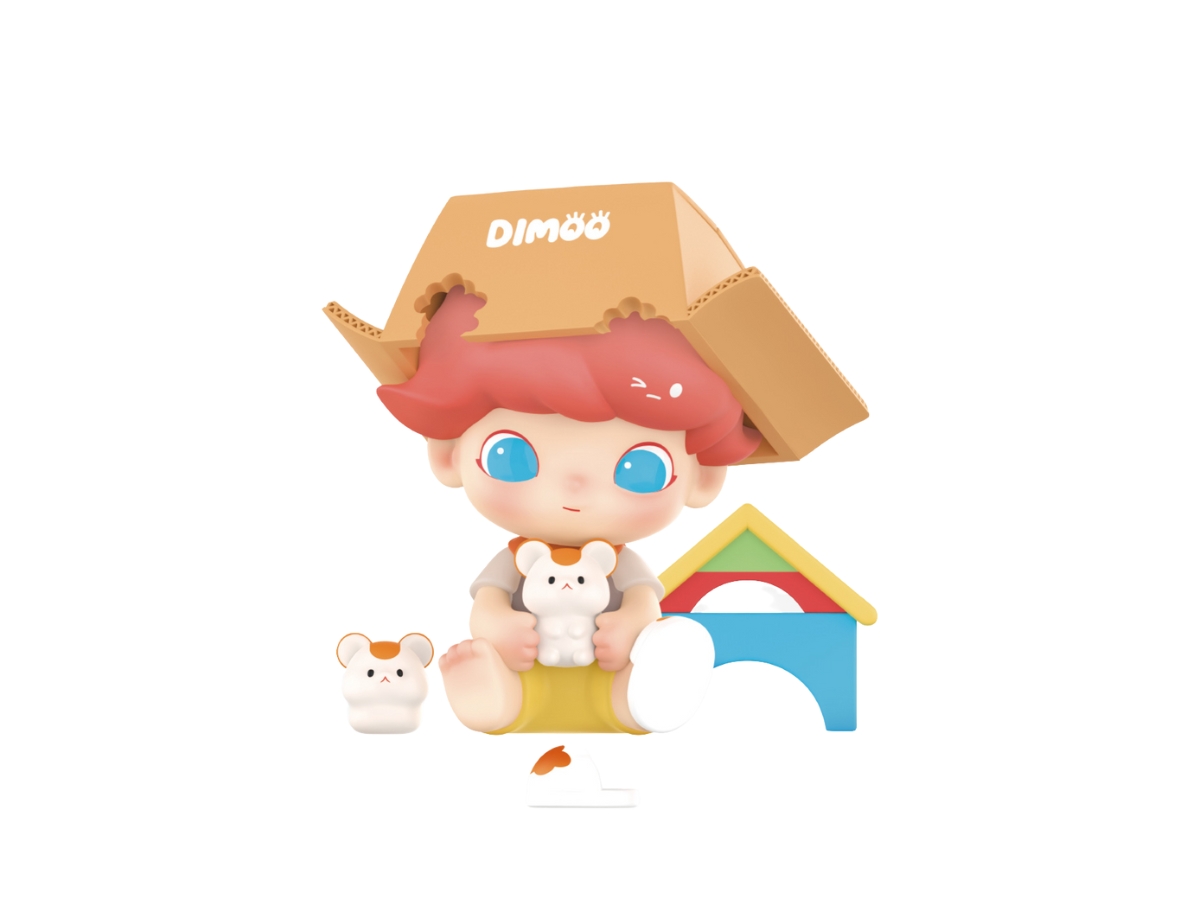 (เช็คการ์ด) Pop Mart Hamsters Architect (DIMOO Pets Vacation Series)