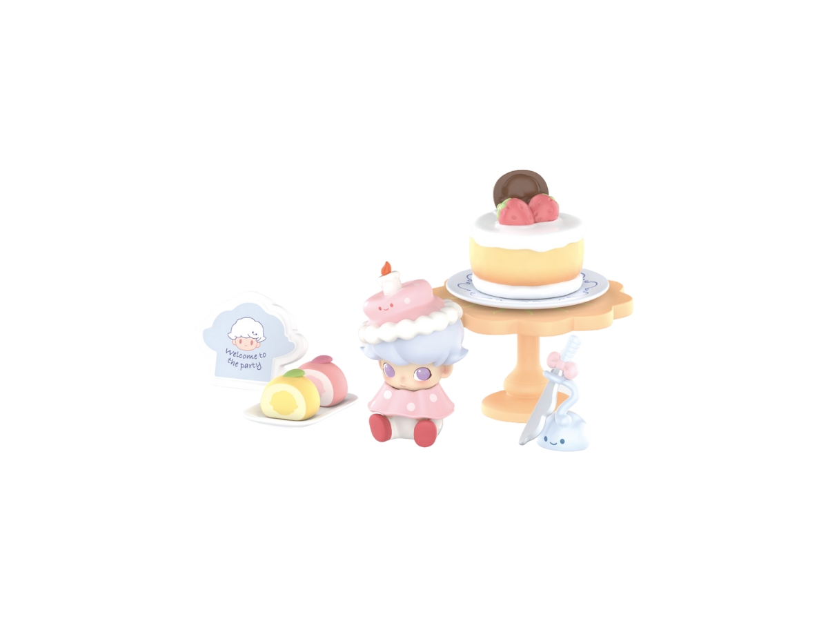 (เช็คการ์ด) Pop Mart Handmade Flower Cake (DIMOO Go On An Outing ...