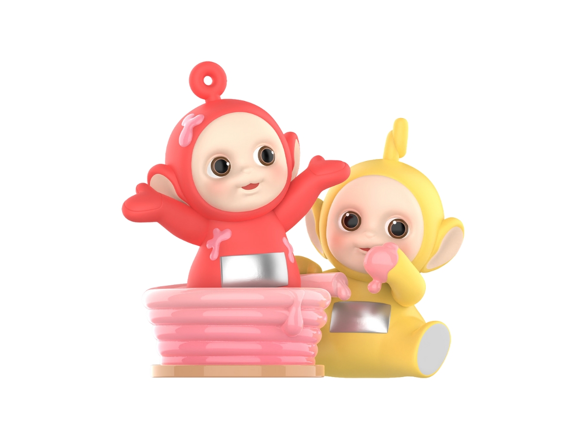 Pop Mart Laa-Laa & Po Gulping Down Tubby Custard (Teletubbies Companion ...