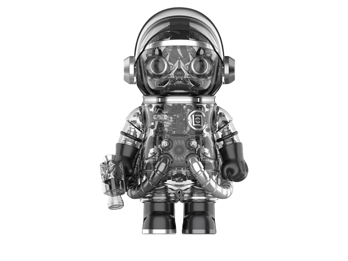 Pop Mart MEGA SPACE MOLLY 400% CLOT Black Alienegra | ของแท้