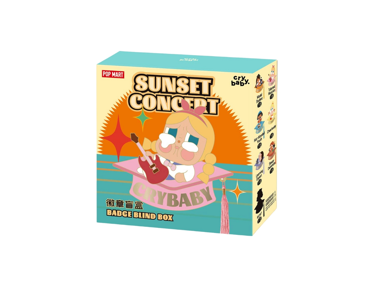 (เช็คการ์ด) Pop Mart Model Student (Sunset Concert Series-Badge Blind Box)