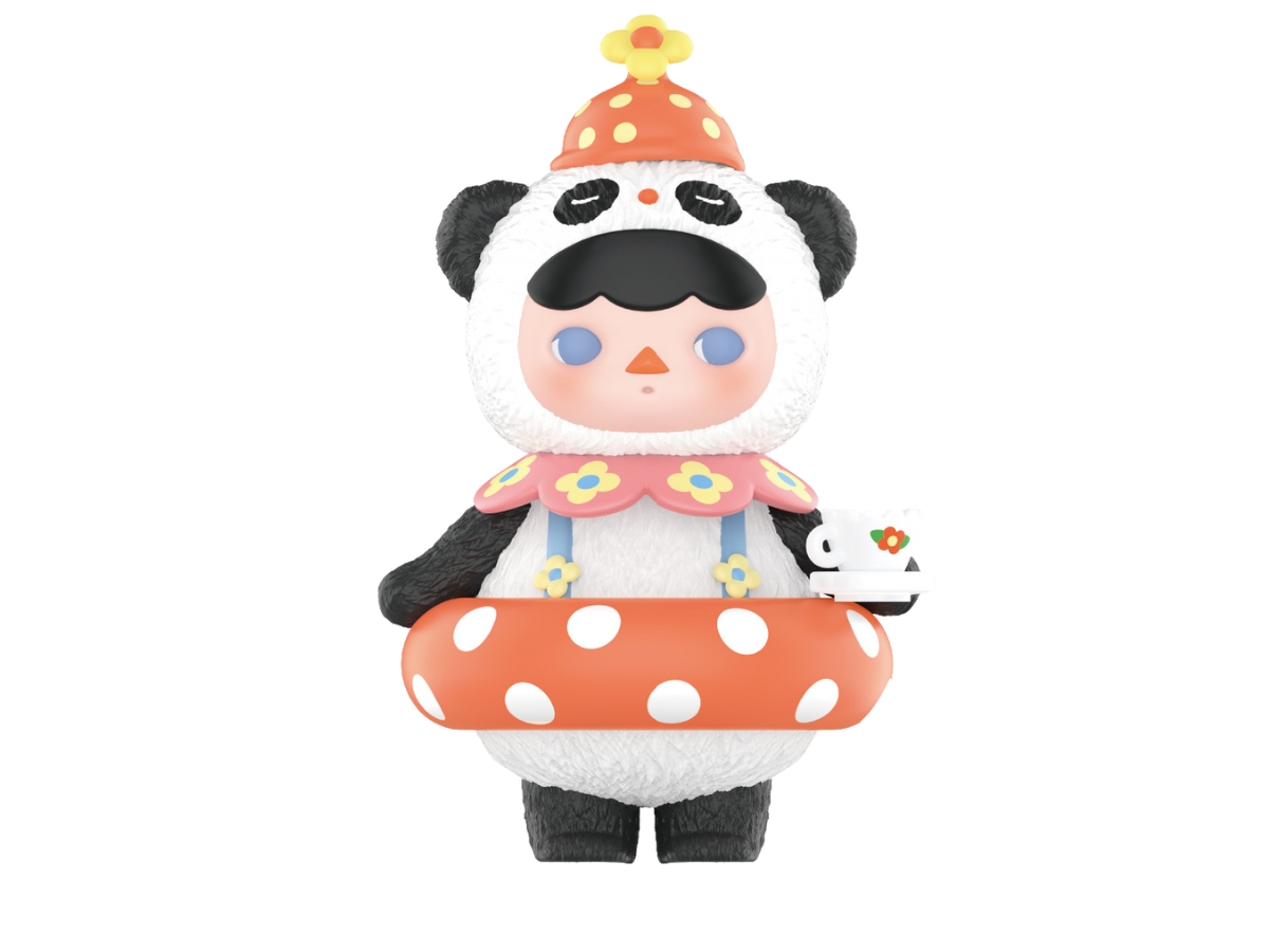 (เช็คการ์ด) Pop Mart Panda Baby Pucky Animal Tea Party Series