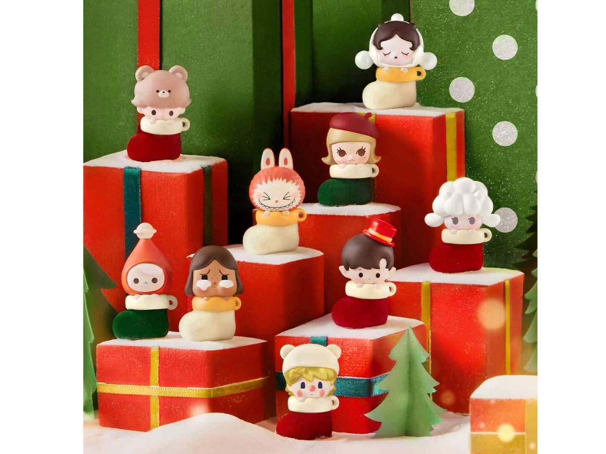 Pop Mart POP BEAN Christmas Sock Series Box Set | ของแท้