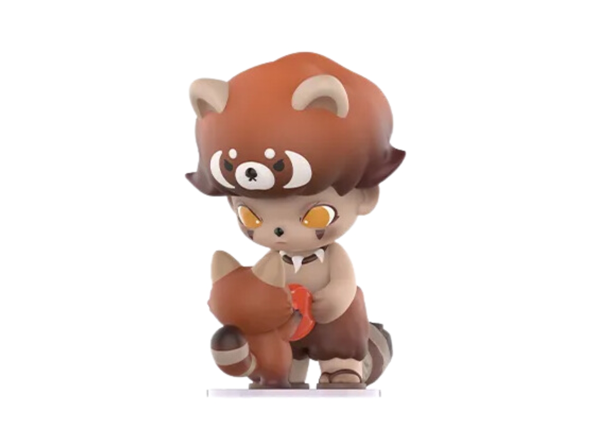 Pop Mart Red Panda Whit Apple (DIMOO Animal Kingdom Series Figures)