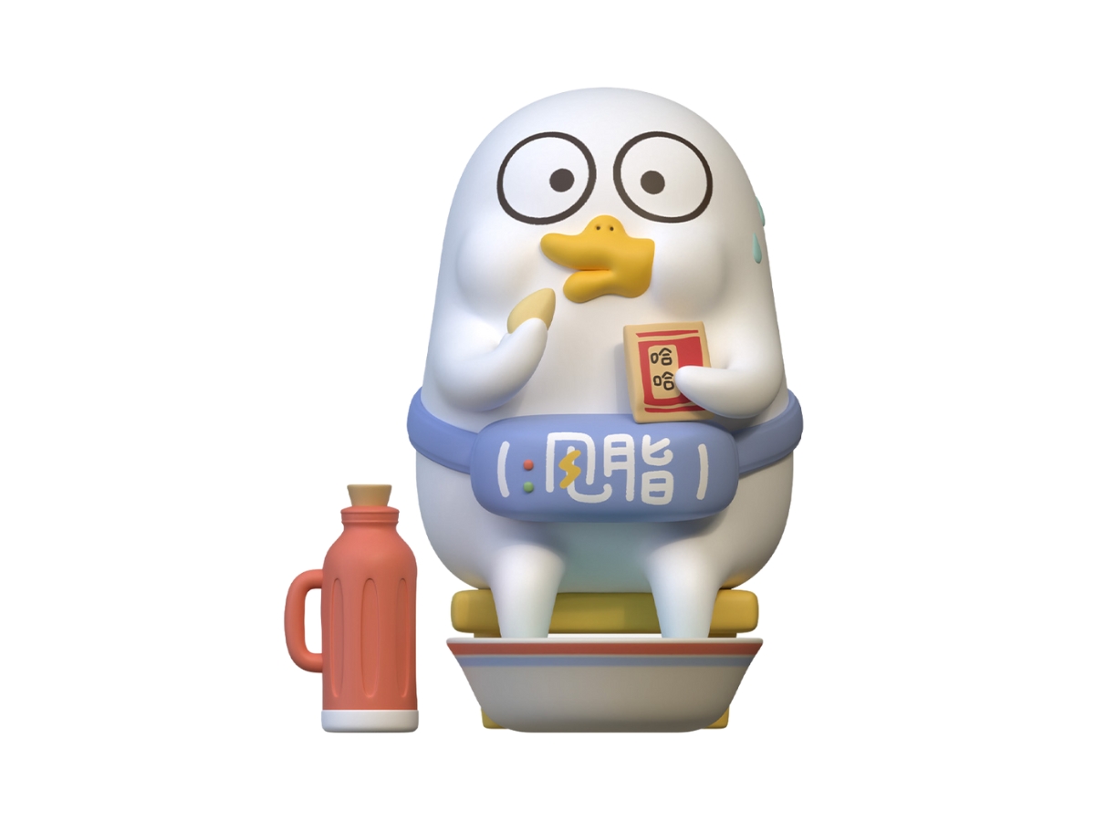 (เช็คการ์ด) Pop Mart Shaking off My fat (Duckyo's Leisure Life Series ...