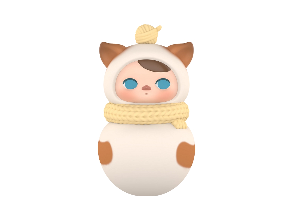 (เช็คการ์ด) Pop Mart Yarn (Pucky Roly-Poly Kitty Series Figures)