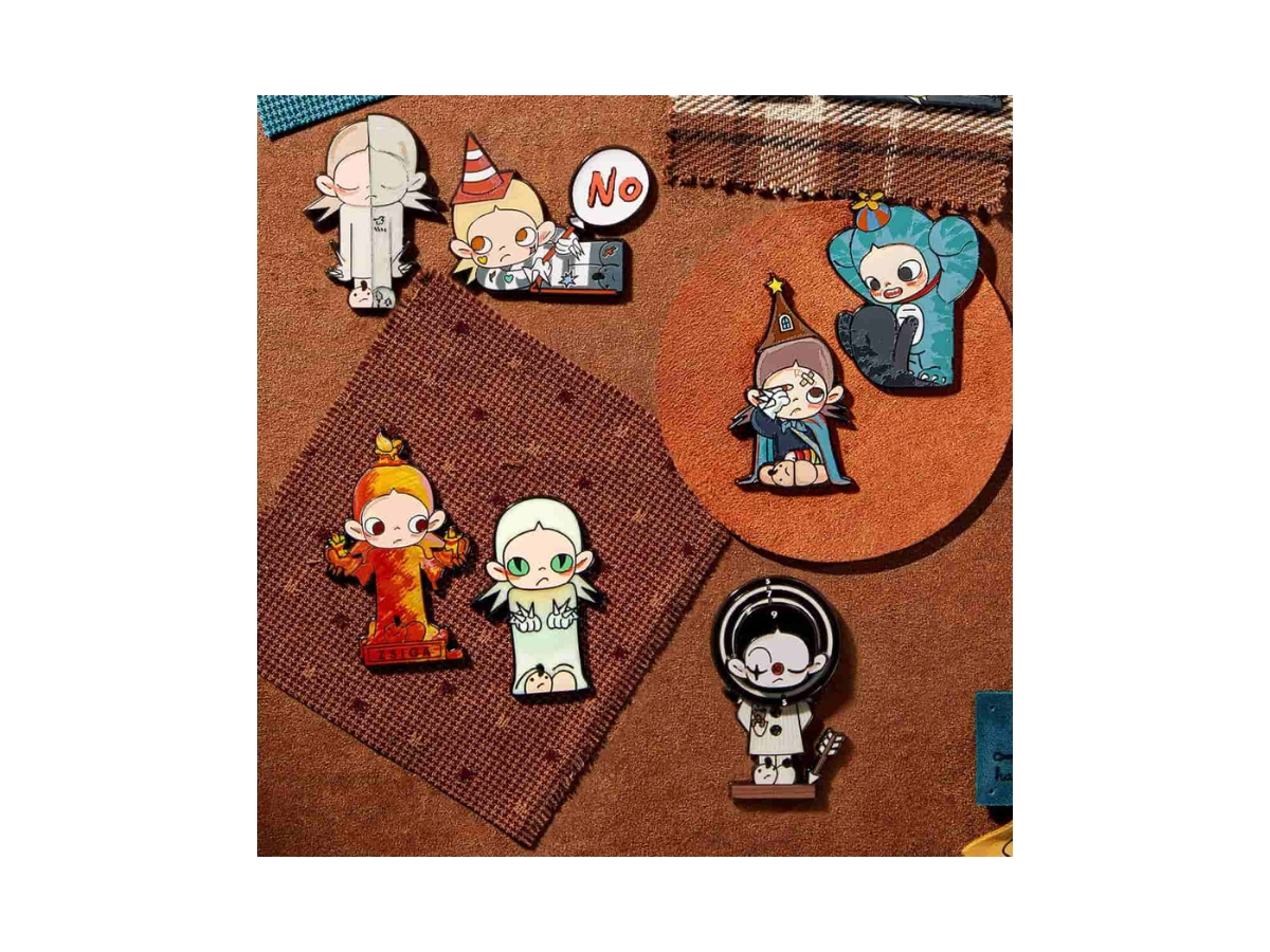 Pop Mart Zsiga We All Are Kids Series-Fridge Magnet Badge Blind Box ...