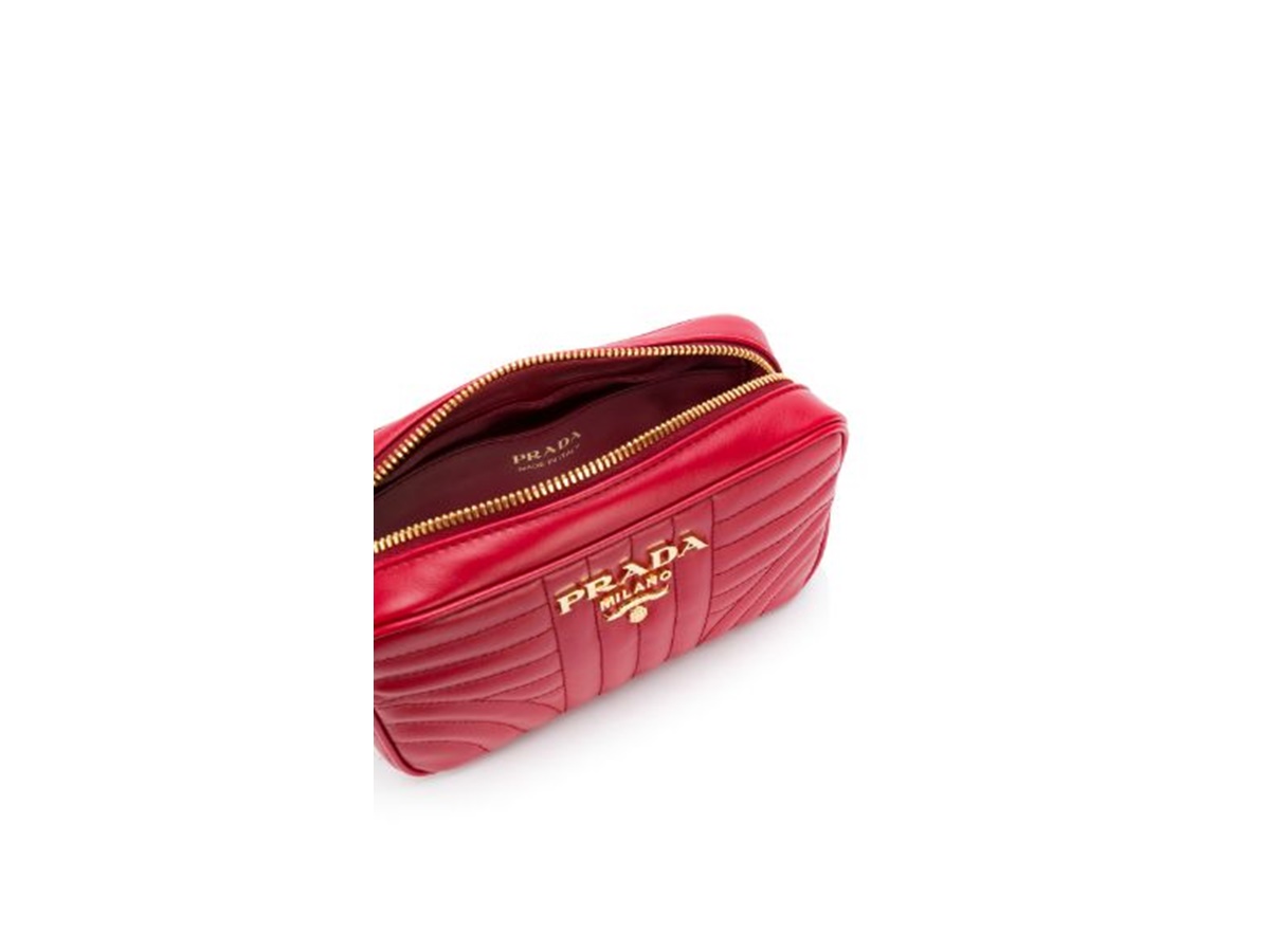 Buy Prada Diagramme Chain Strap Crossbody Bag-Red | SASOM