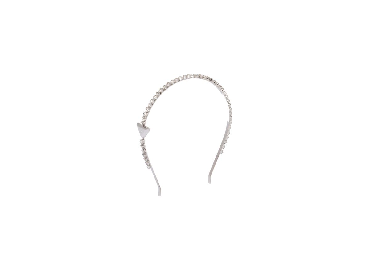 SASOM | เครื่องประดับ Prada Embellished Brass Headband With Metal ...