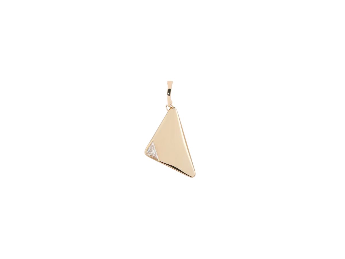 Prada Eternal Gold Single Pendant Earring In Yellow Gold And Laboratory ...