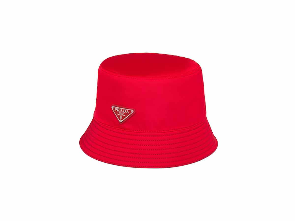 ช้อป Prada Nylon Cap Redของแท้ที่ SASOM