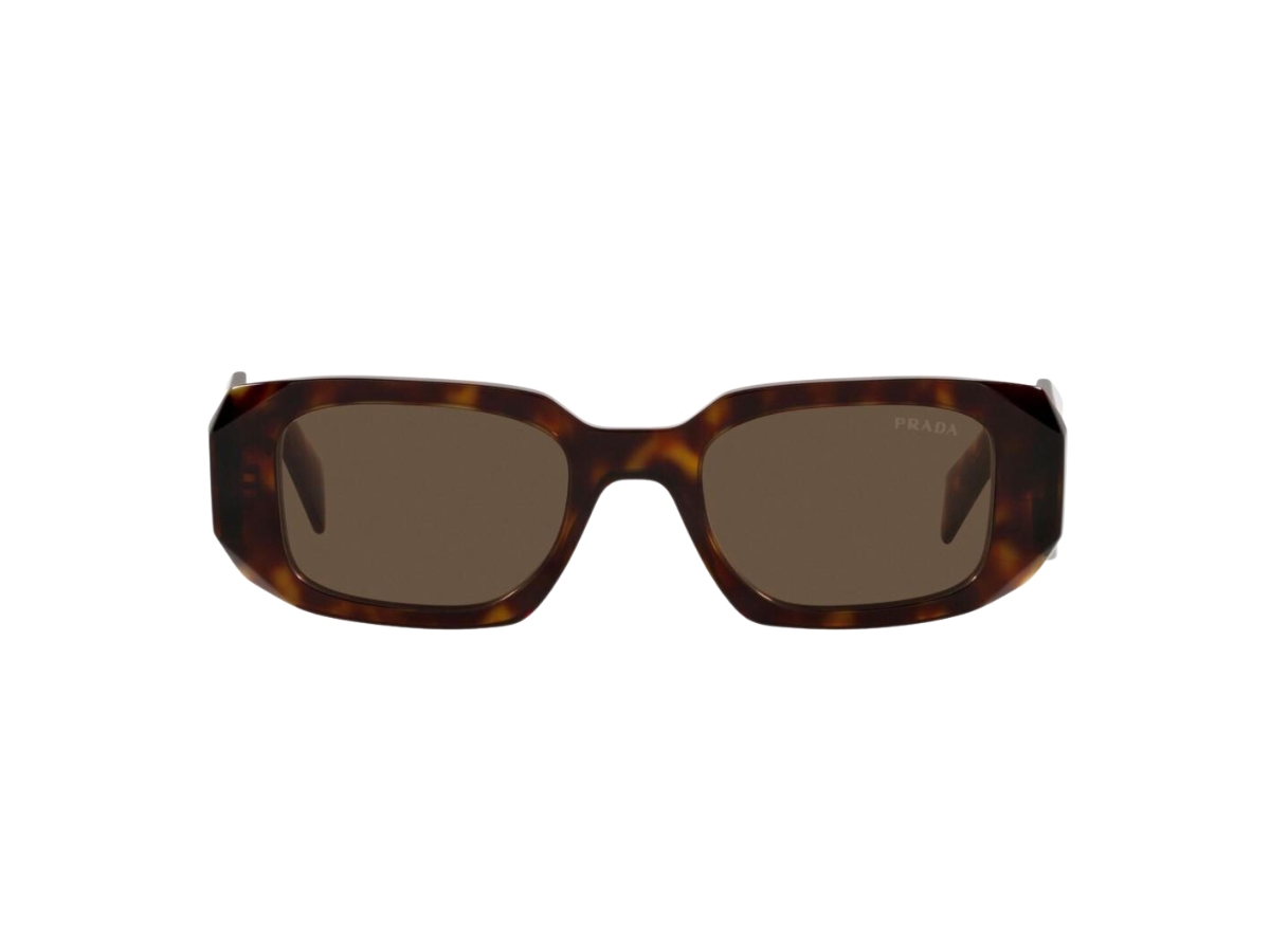 Prada PR 17WS In Dark Havana Frame With Brown Lens