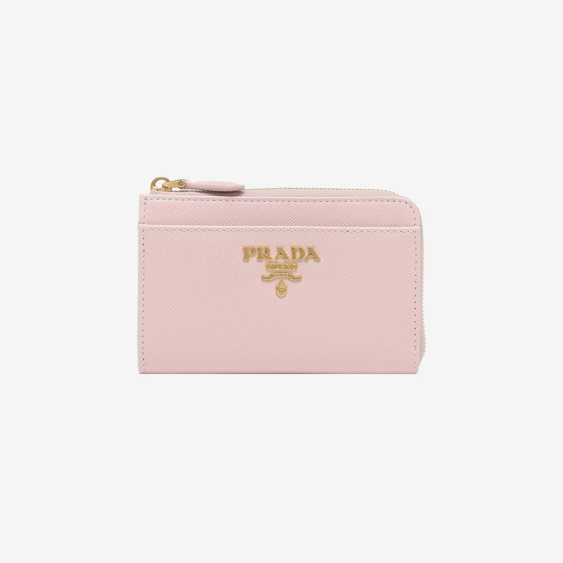SASOM | accessories Prada Saffiano Metal Logo Keychain Alabaster Check ...