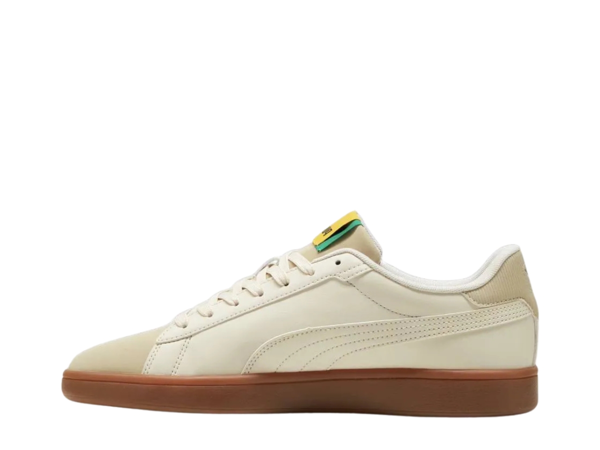 Puma Smash 3.0 Football 24 Beige Green Gum | SASOM