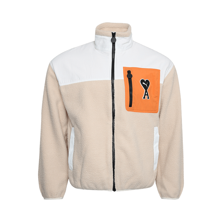 Buy Puma x Ami Sherpa Jacket 'Light Sand' | SASOM