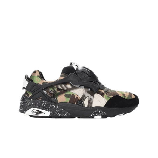 สนีกเกอร์ Puma x BAPE Disc Blaze Camo Green | ซื้อ-ขายของแท้