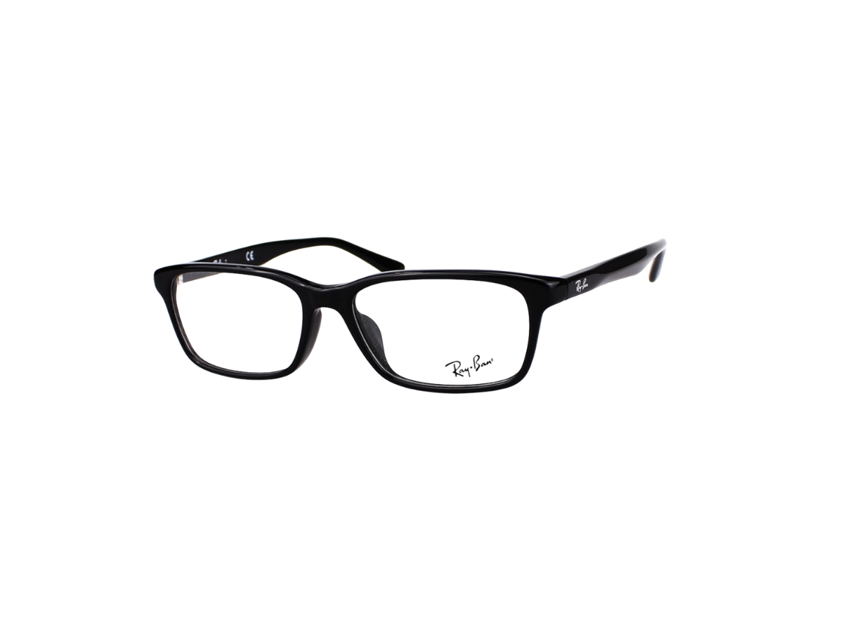 Ray-Ban RB 5318 Eyeglasses In Black Plastic With Demo Lens