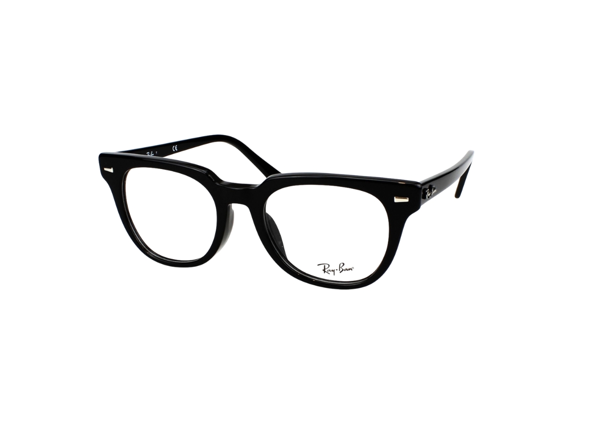 Ray-Ban RB 5377F Eyeglasses In Plastic With Demo Lens Black