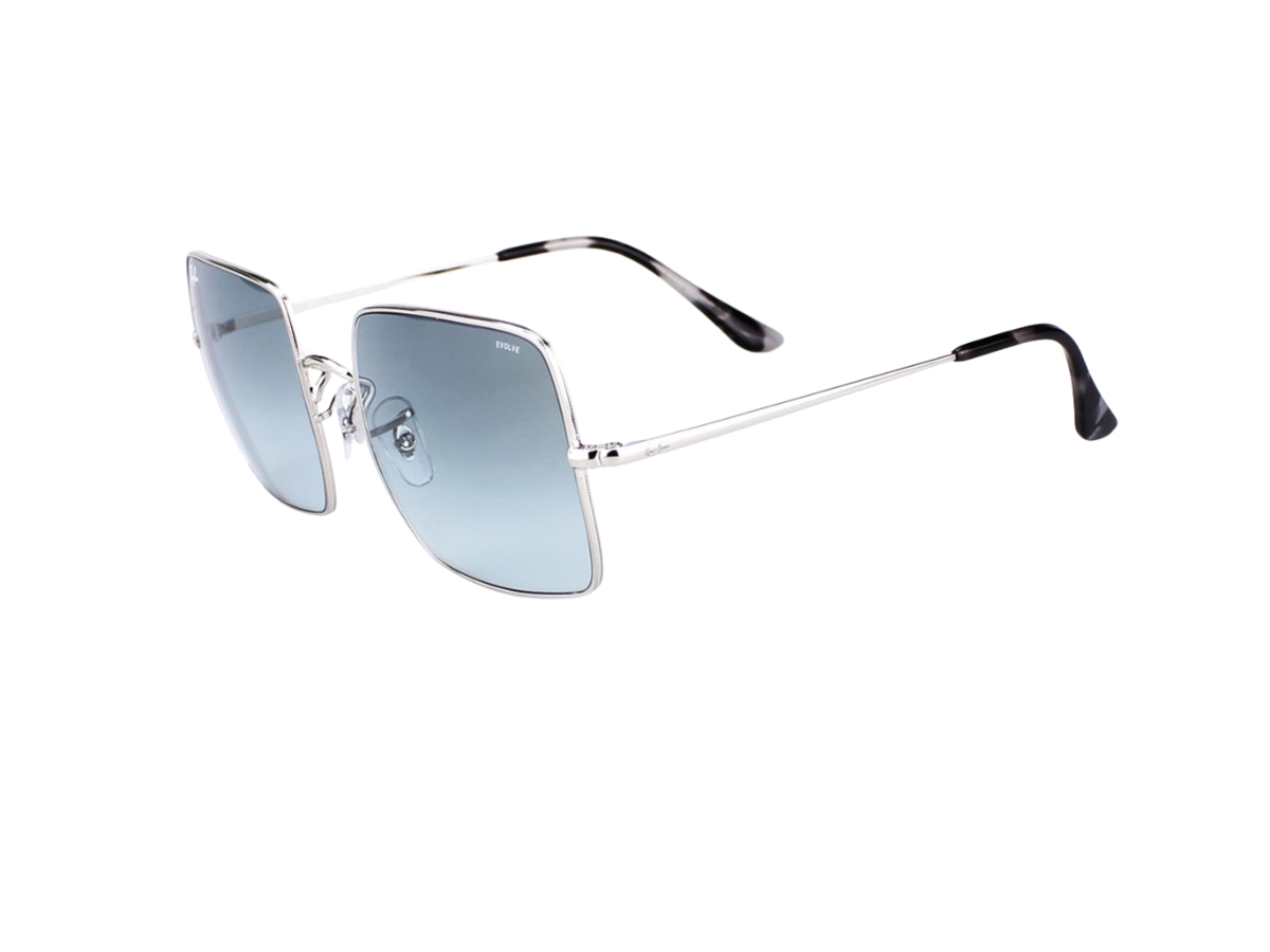 SASOM | เครื่องประดับ Ray-Ban Square 1971 Classic In Polished Silver ...