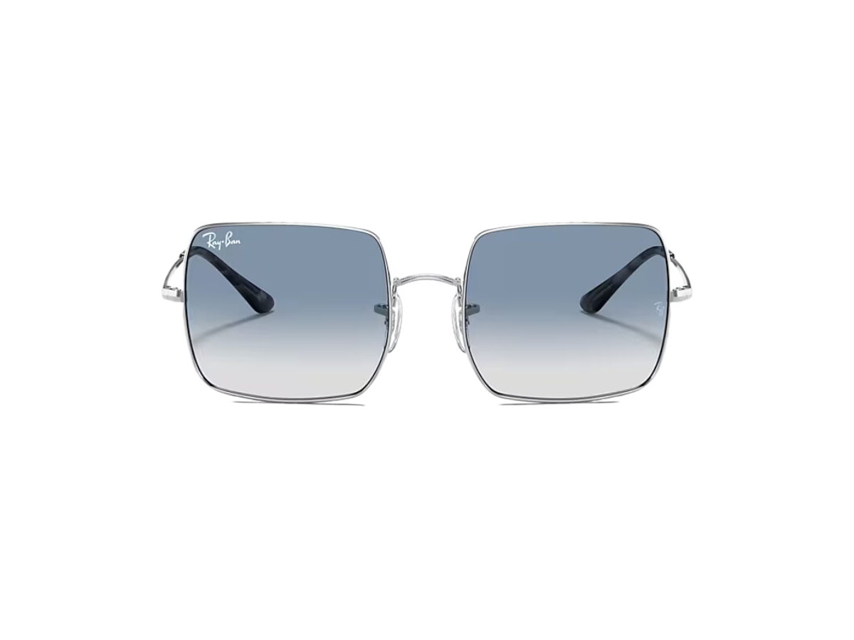 SASOM | เครื่องประดับ Ray-Ban Square 1971 Classic In Polished Silver ...
