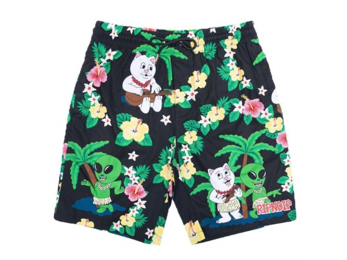 ช้อป RipNDip Aloha Nerm Swim Shorts Blackของแท้ที่ SASOM