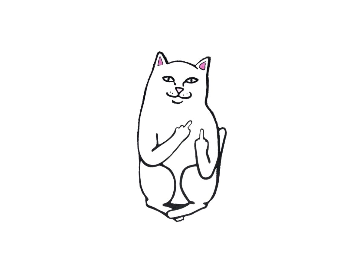 ช้อป RipNDip Lord Nermal 4ft Rug Whiteของแท้ที่ SASOM