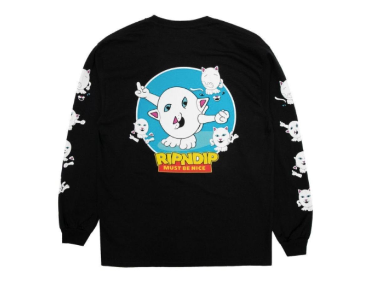ช้อป RipNDip Nerm Story LS Blackของแท้ที่ SASOM