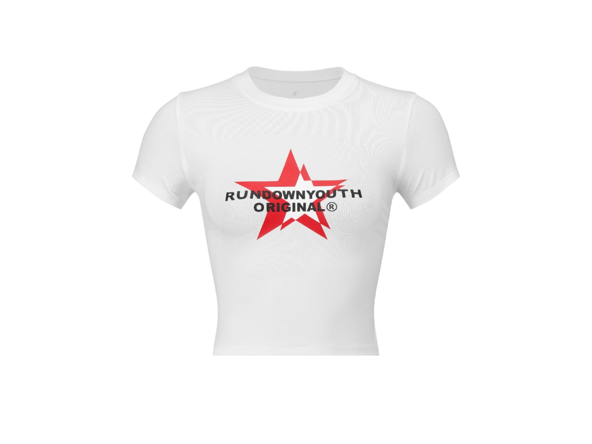 SASOM | เสื้อผ้า RUNDOWNYOUTH RDY Crop08 Double Red Star 08 เช็คราคาล่าสุด