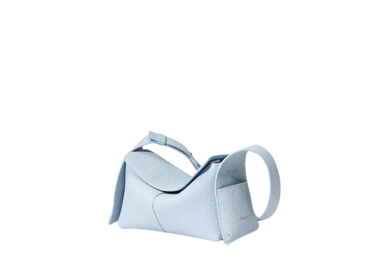 Songmont Mini Drippy Roof Bag In Full-Grain Leather With Stainless ...