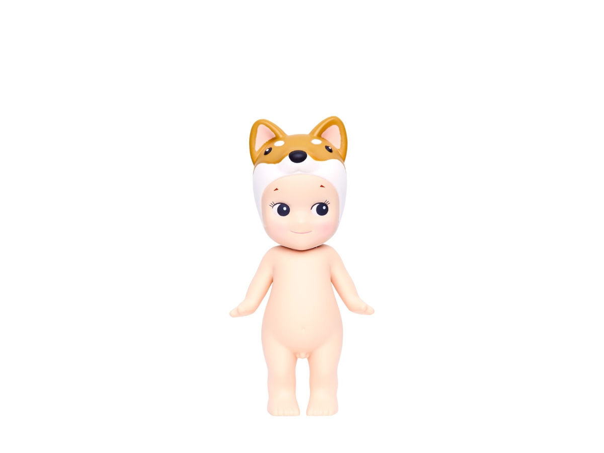 (เช็คการ์ด) Sonny Angel Shiba Inu (Mini Figure Regular Animal Series 4)