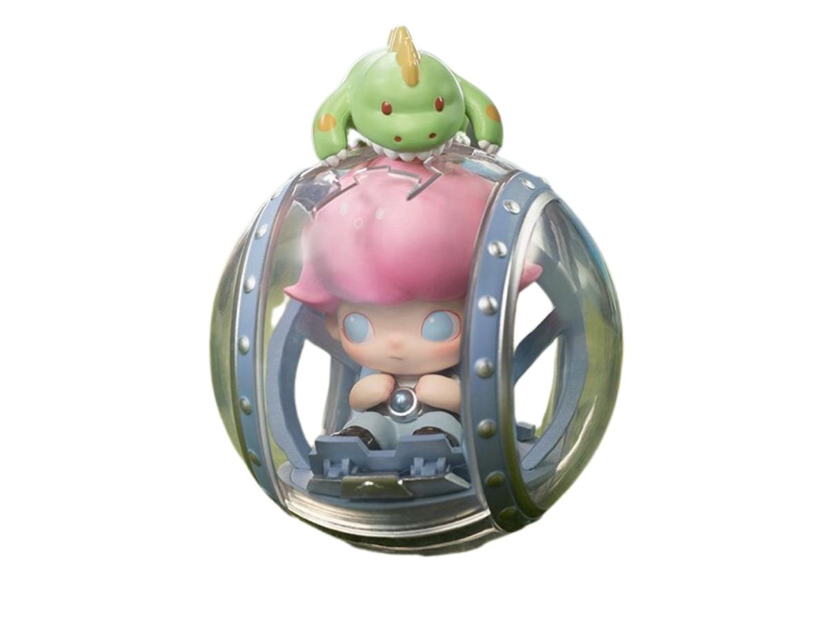 (เช็คการ์ด) Pop Mart Spherical Tour Bus (Dimoo Jurassic World Series)