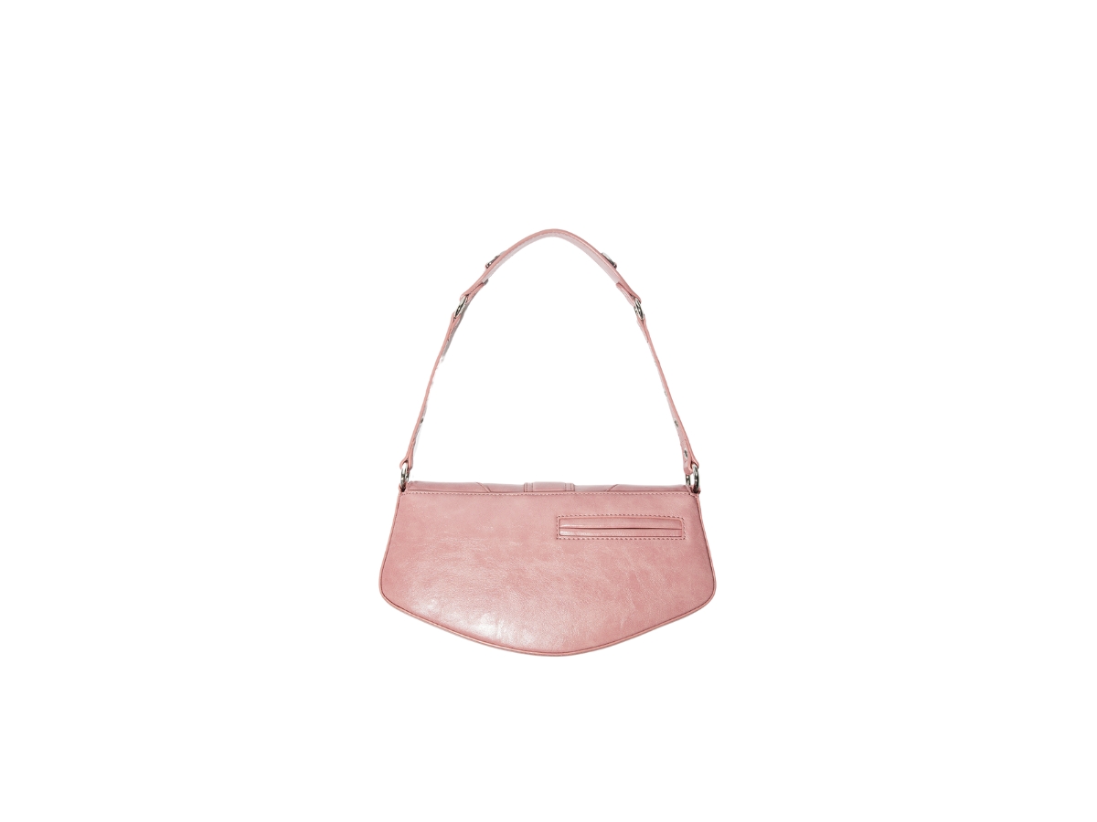 Stand Oil Jacket Bag In Vegan Leather With Natural Oil Sheen Pink