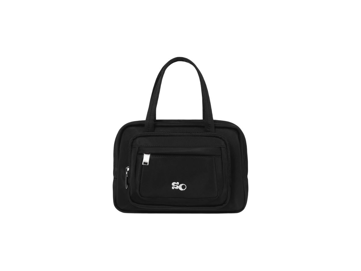 Stand Oil Pocket Tote Bag In Poly-Fabric Material With Logo Embroidery ...
